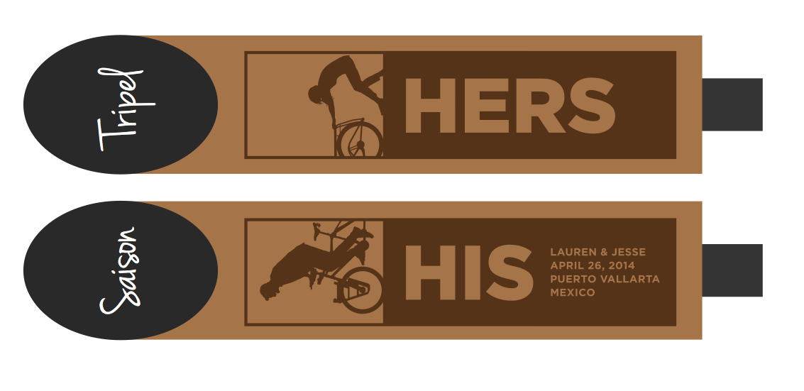 Laser-etched Tap Handles - Alex Turnwall